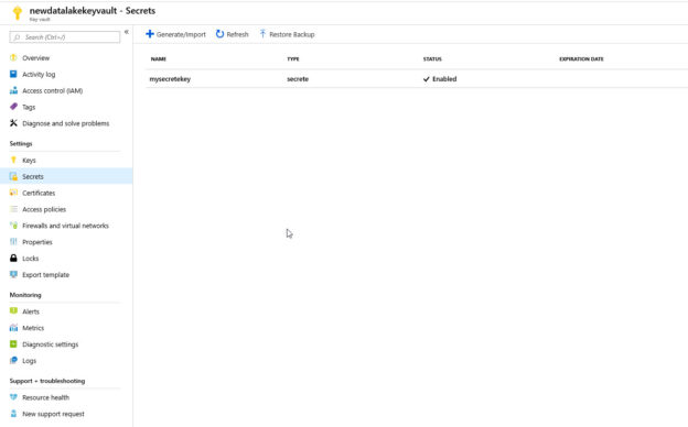 How to create Azure Key Vault-backed secret scope? - Live Network